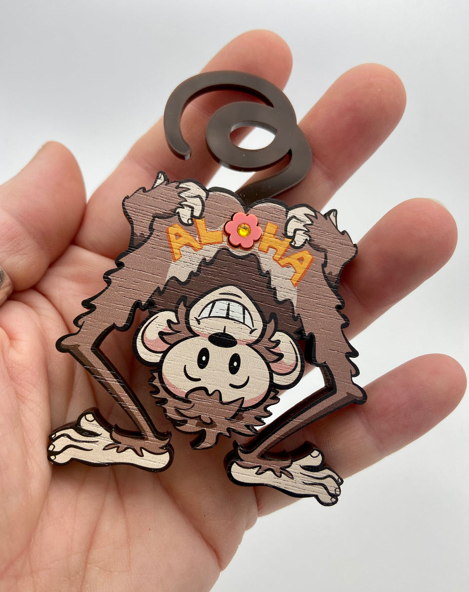Aloha Monkey - Pin – Kymm! Bang